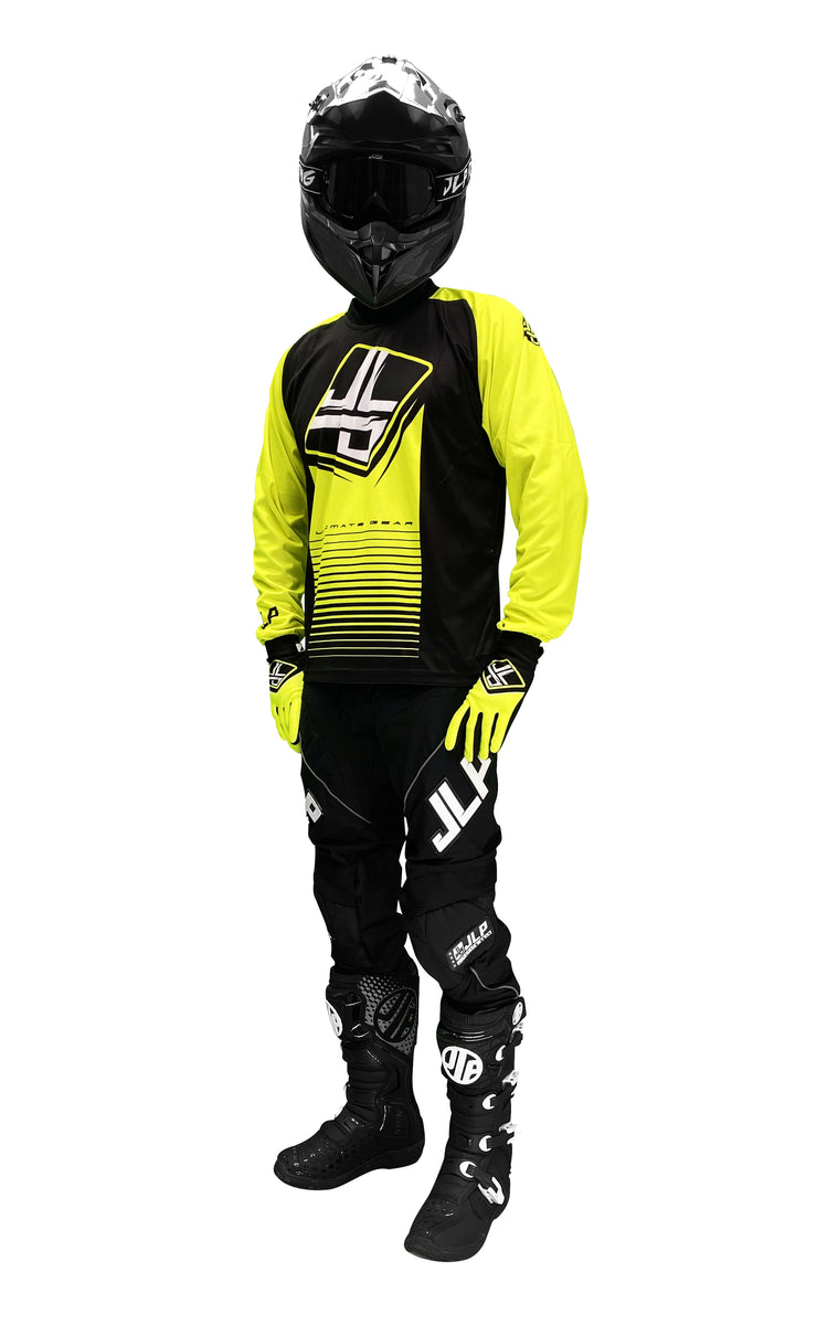 TENUE JLP RACING JAUNE FLUO XX